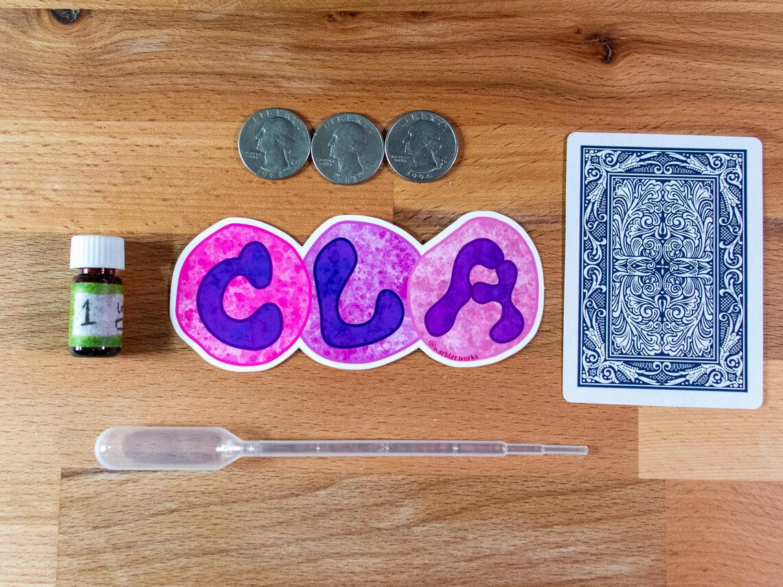 CLA Neutrophil Alphabet Sticker // Vinyl Sticker // Laboratory // Lab ...
