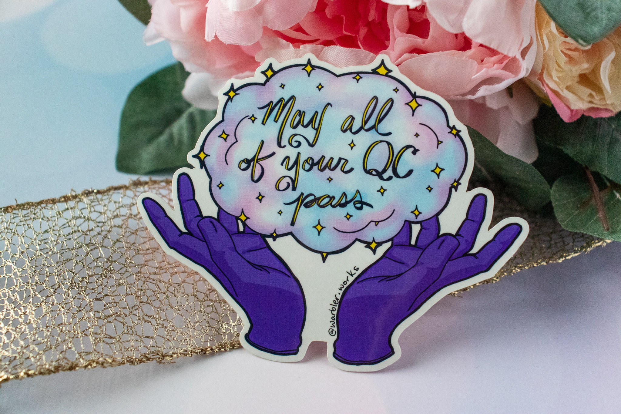 May All of Your QC Pass Sticker // Vinyl Sticker // Laboratory - Etsy