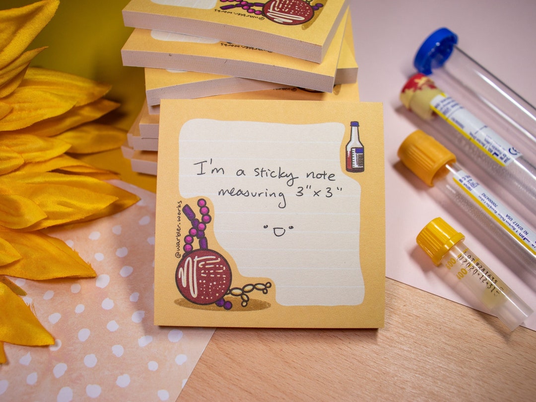 Microbiology Sticky Notes // Sticky Pad // Micro Culture // - Etsy