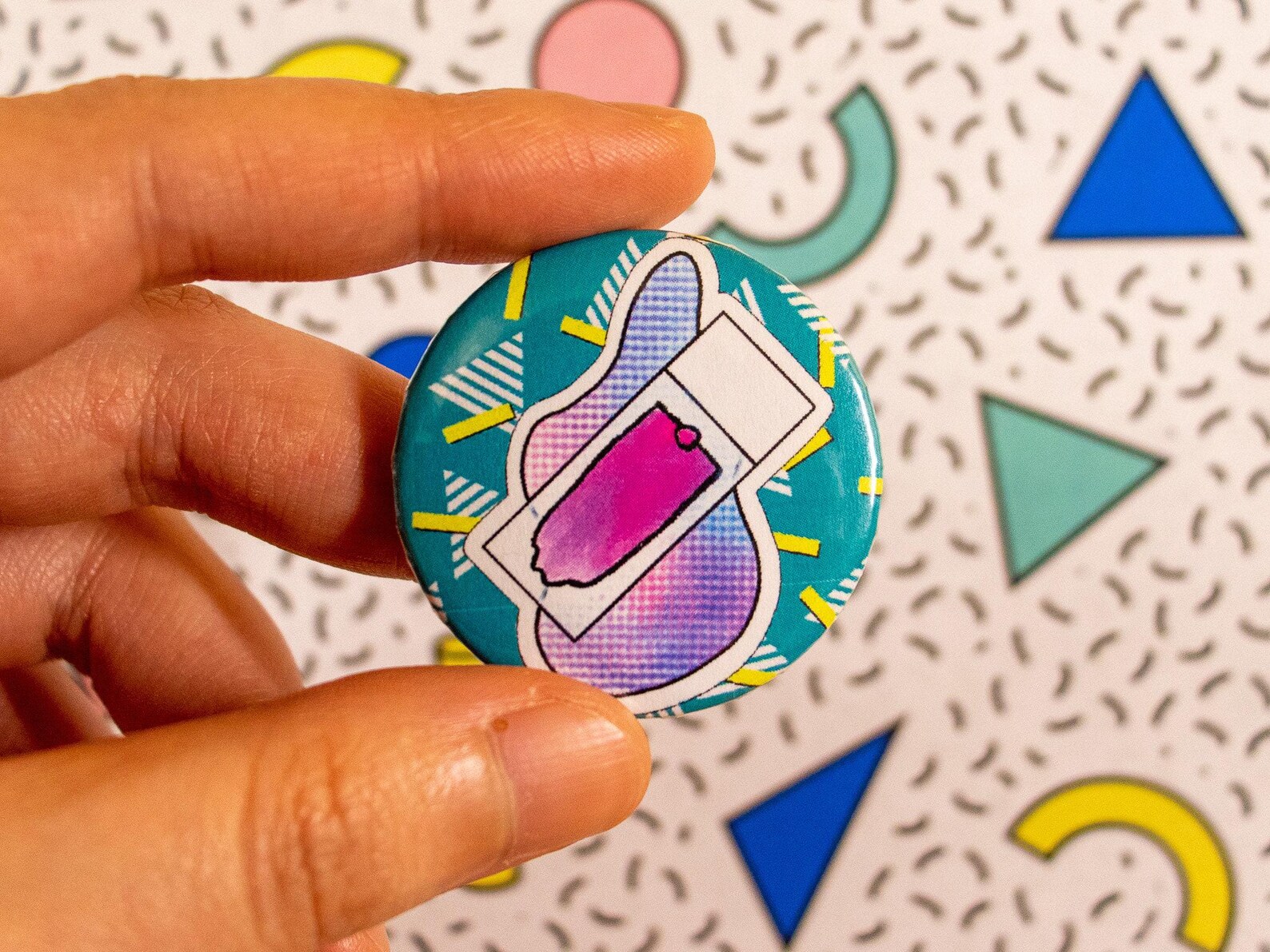 90's Themed Lab Buttons // Micro // Heme // Slide // Microscope // 2023 ...
