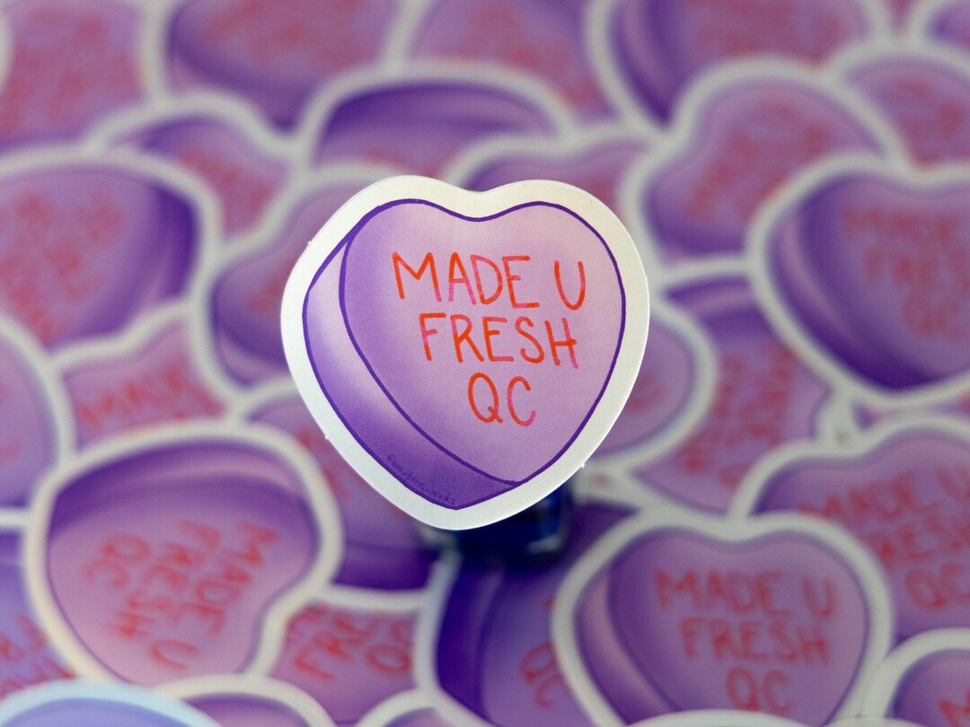 Laboratory Conversation Hearts Sticker // Laboratory Love Art Sticker ...