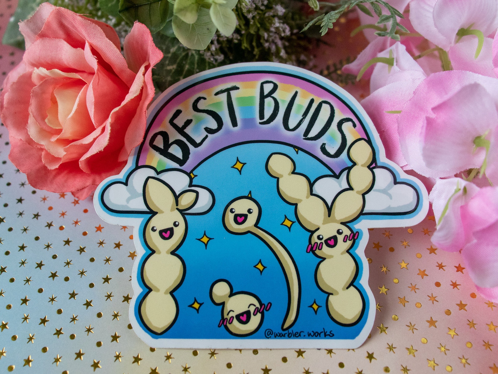 Best Buds // Vinyl Sticker // Laboratory // Lab Gift // - Etsy