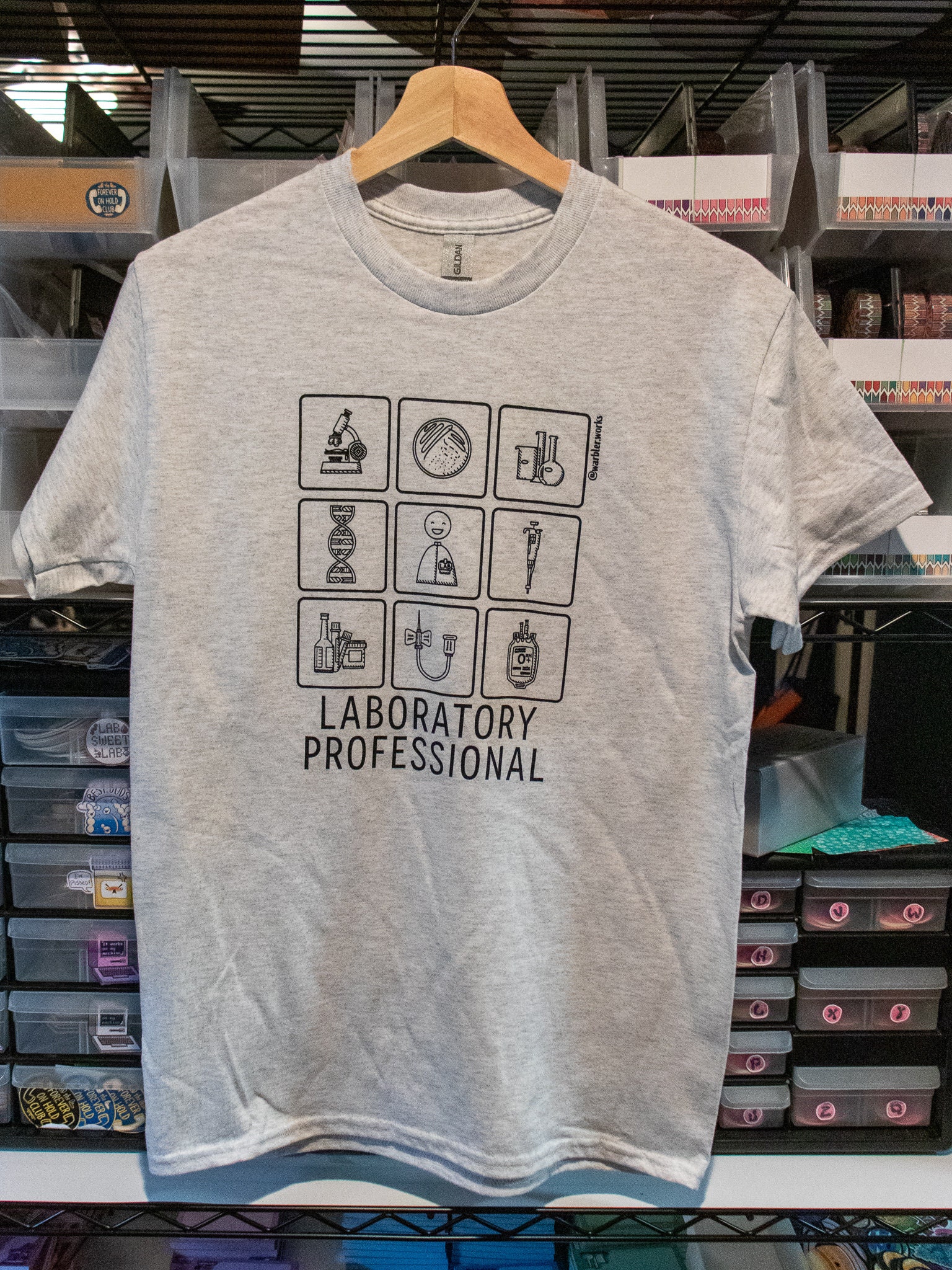 Laboratory Professional T-shirt // Heavy Cotton Gildan 5.3oz - Etsy
