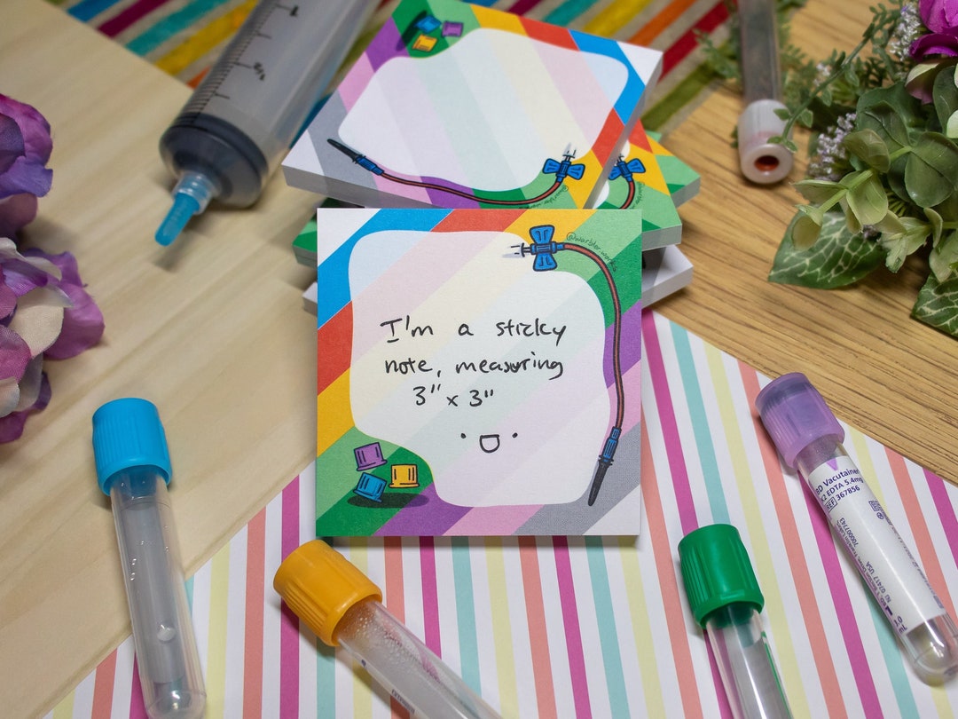 Phlebotomy Sticky Notes // Sticky Pad // Order of Draw // Laboratory ...