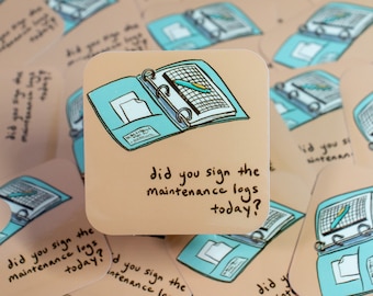 Did You Remember to Clock in and Clock Out Sticker // Reminder Sticker ...