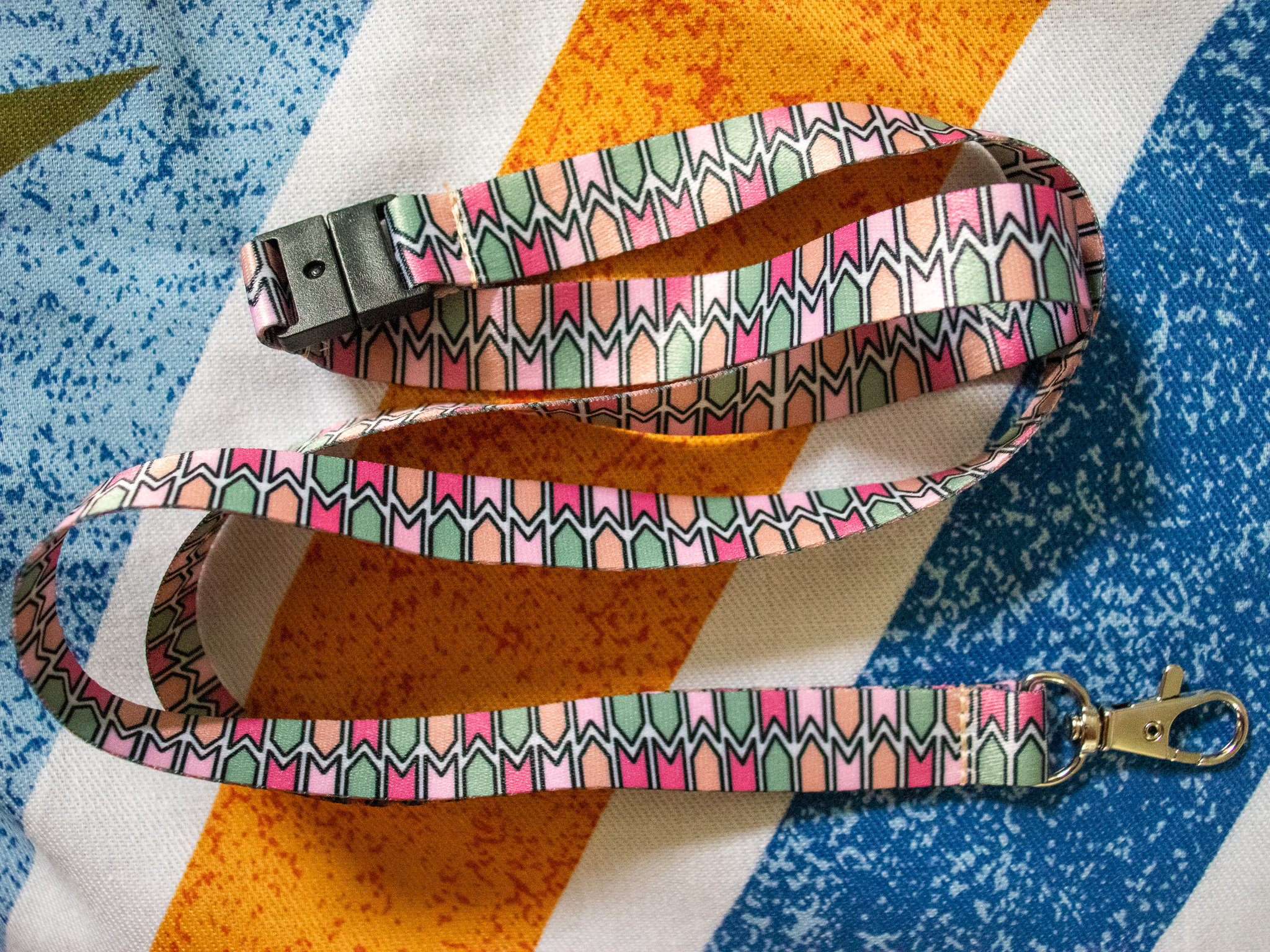 Desert Flower DNA Lanyard // Lab Lanyard // Badge Holder // Lobster ...