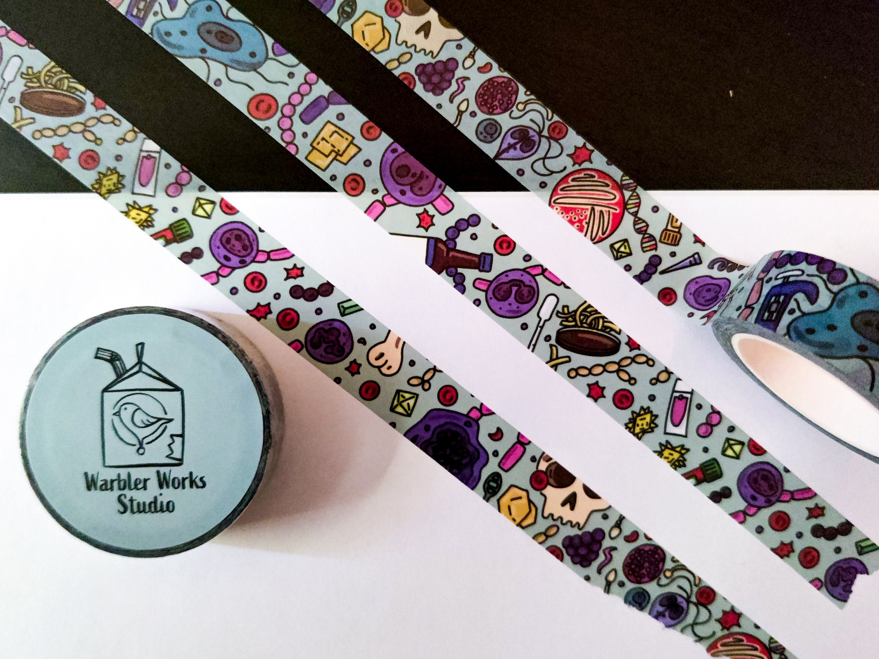 Scrapbooking Under Our Scope Washi Tape Laboratory Washi Tape Lab Gift ...