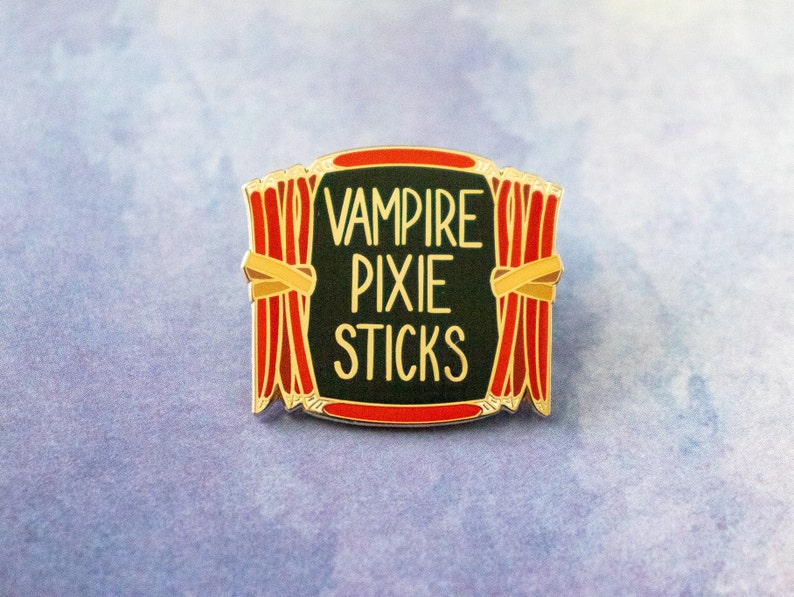 Vampire Pixie Sticks Pin // Enamel Pin // Laboratory // Lab | Etsy