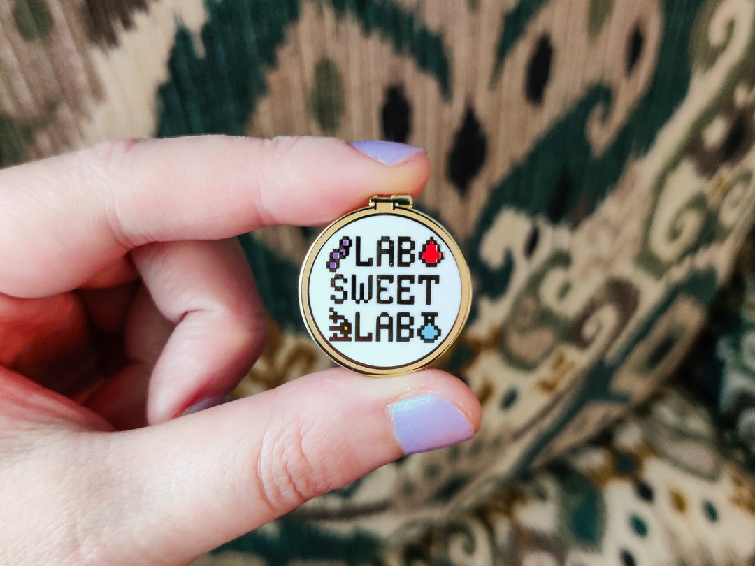 Lab Sweet Lab Pin // Enamel Pin // Laboratory // Lab Gift // - Etsy