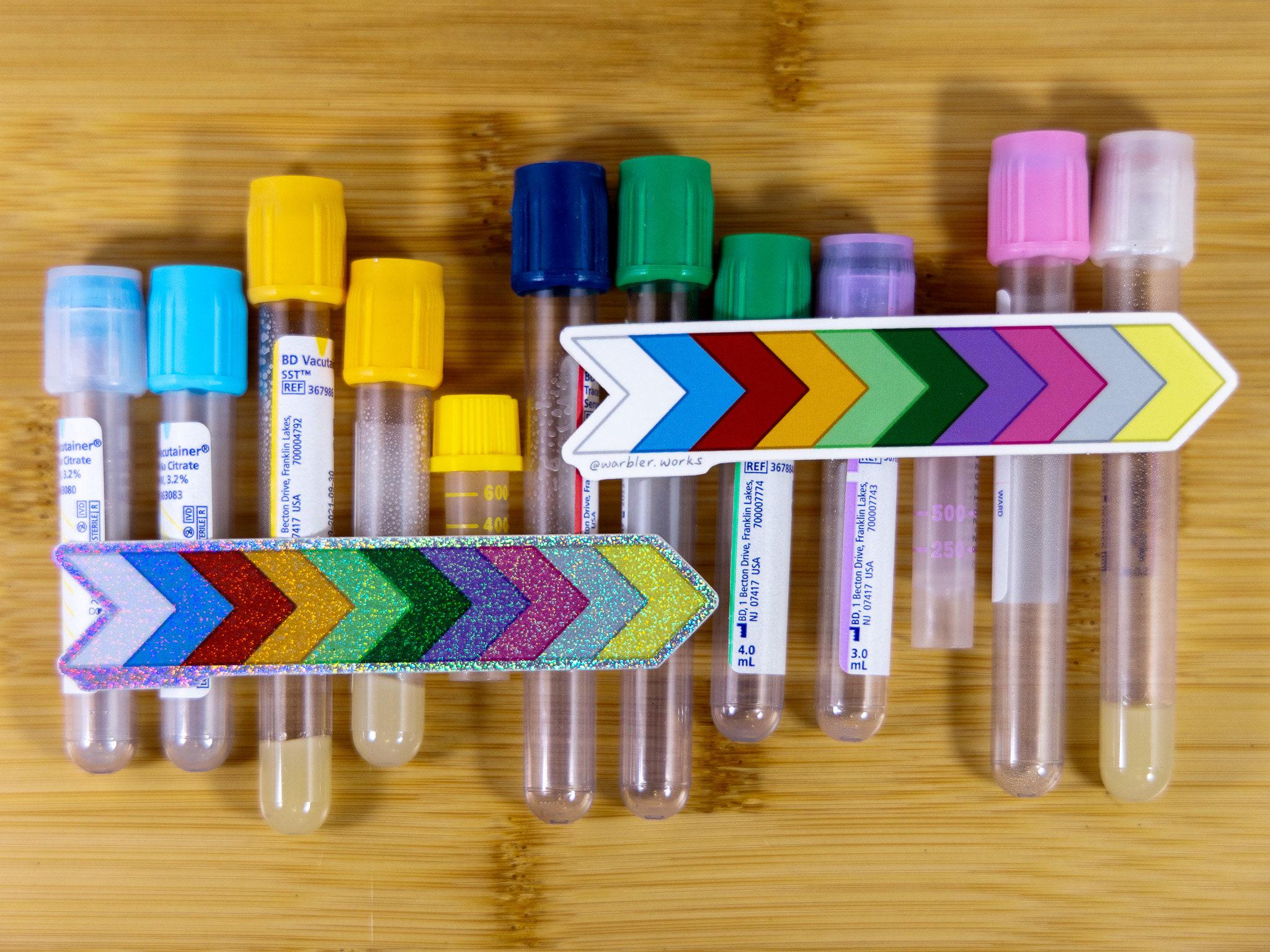 Holo Order of Draw // Vinyl Sticker // Laboratory // Lab Gift ...