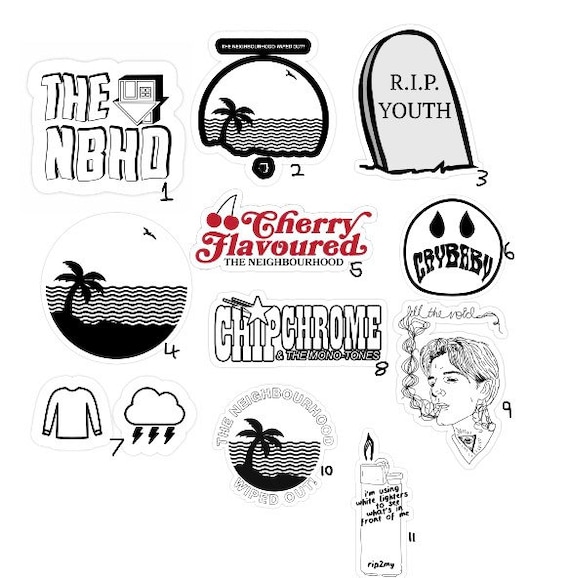 The Neighbourhood Stickers - Etsy