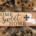 Fleur De Lis Wreath, Louisiana Wreath, Home Sweet Home Wreath, Southern ...