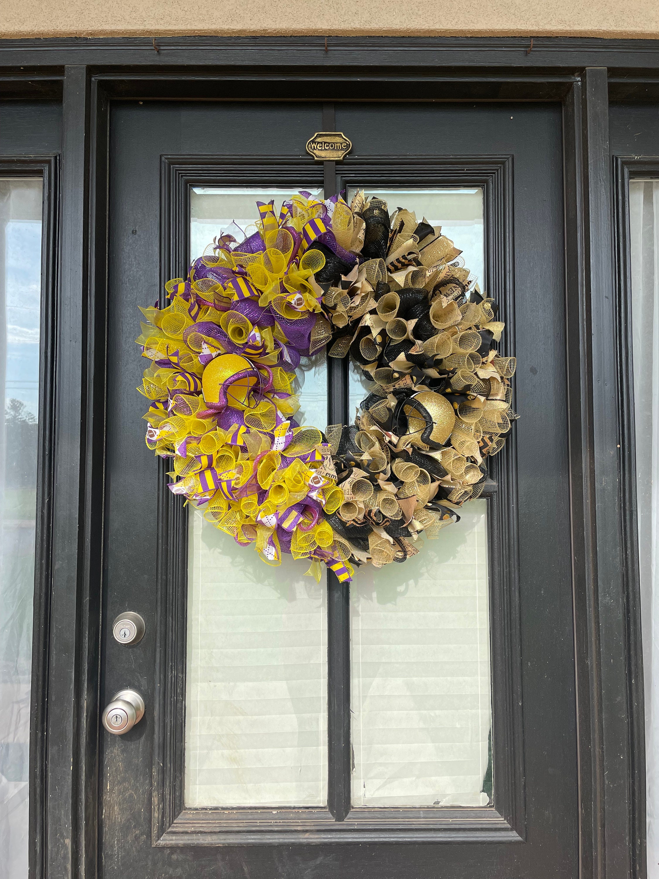 LSU Wreath, Saints Wreath, Fleur De Lis, Louisiana State University ...