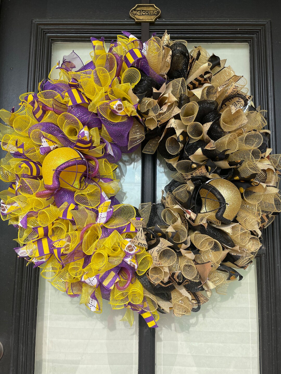 LSU Wreath, Saints Wreath, Fleur De Lis, Louisiana State University ...