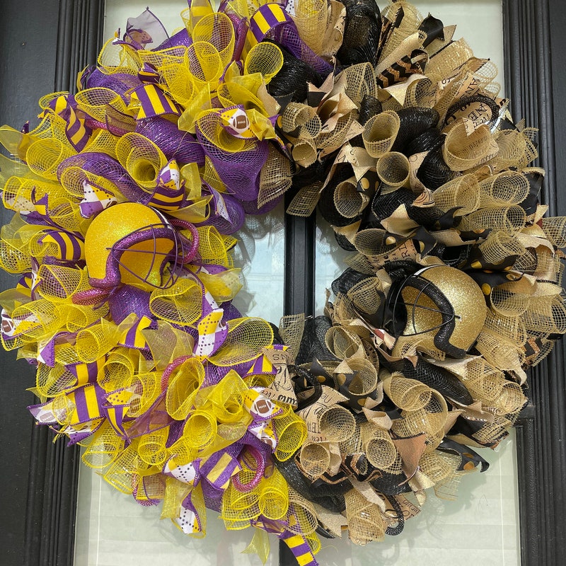 Lsu Wreath - Etsy