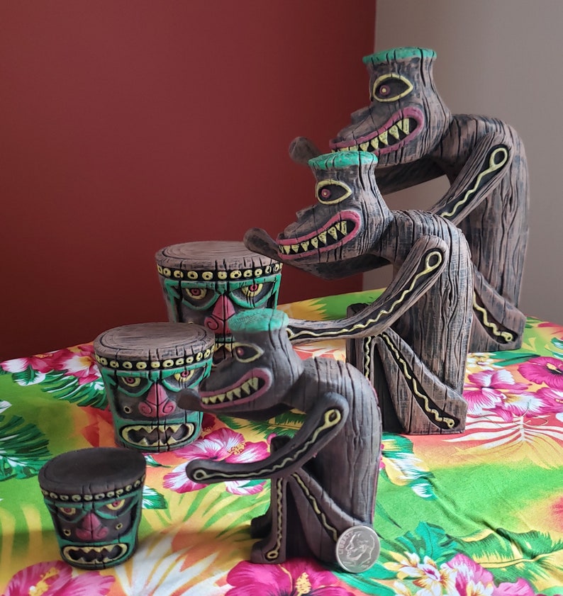 Enchanted Escape Tiki Drummer - Etsy