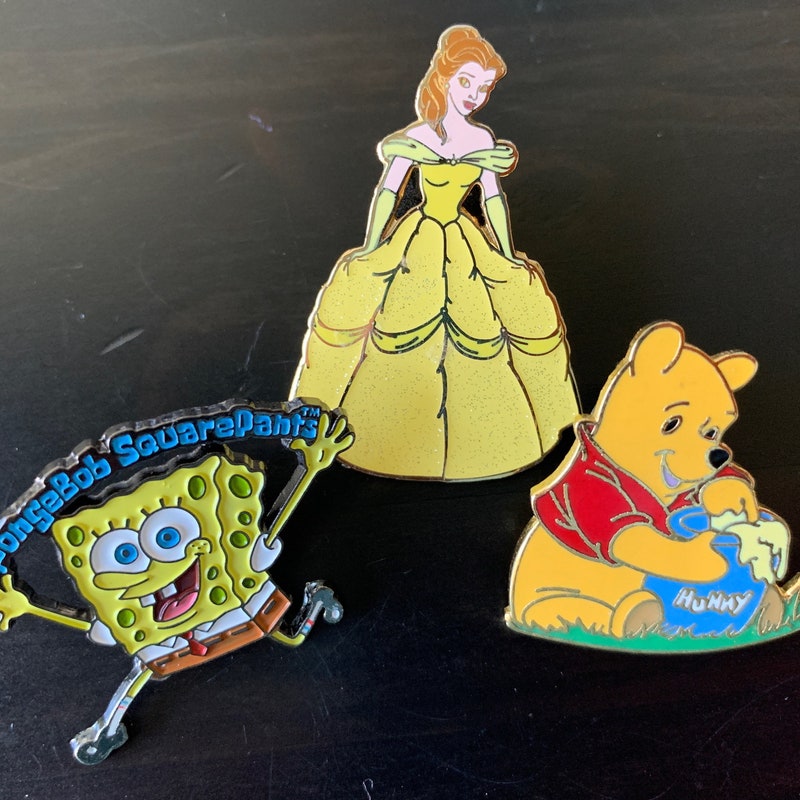 Spongebob Squarepants Enamel Pins - Etsy