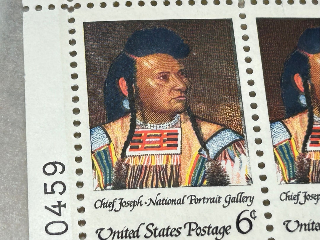 Vintage Native American Indian Postage Stamps 1968 US Postage 6 Cent ...