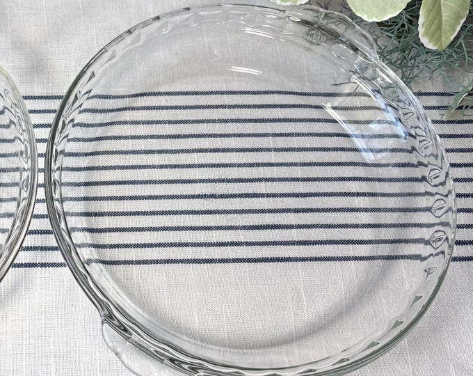 Vintage Pyrex Clear Glass Pie Plate, Fluted Edge #229 - Etsy
