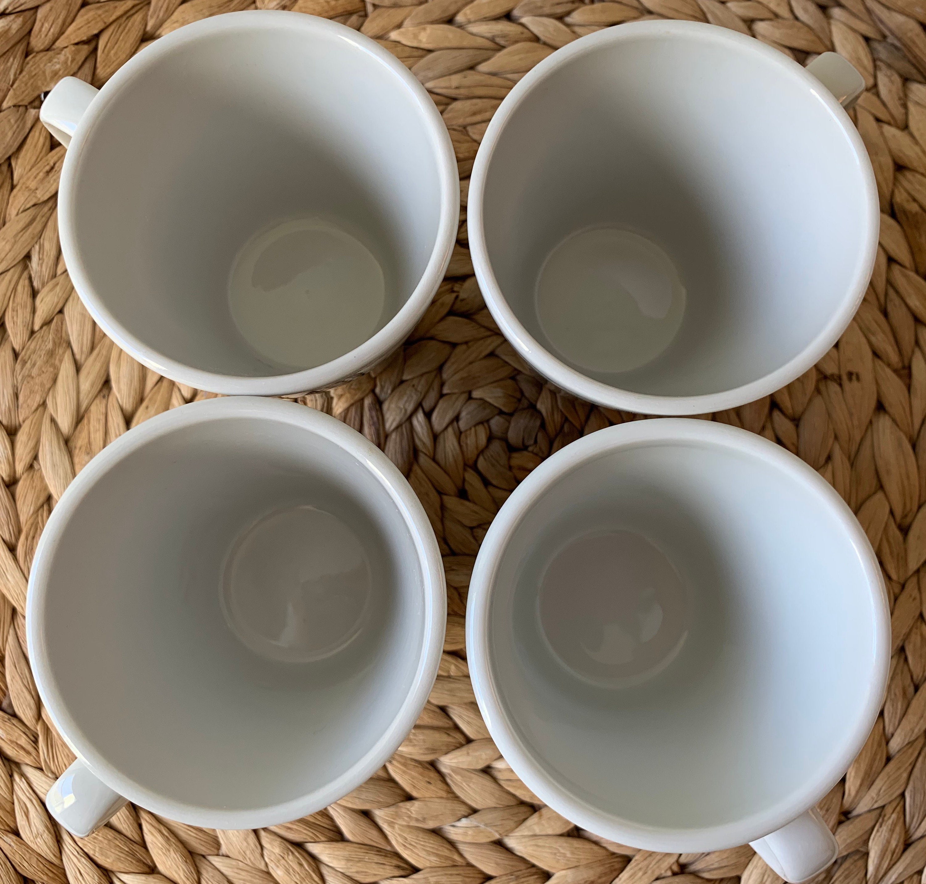 Vintage Restaurant Mugs Midcentury Shenango China Mugs Striped - Etsy