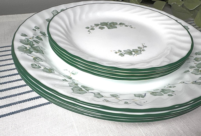 Vintage Corelle CALLAWAY Ivy Plates: Salad and Dinner - Etsy
