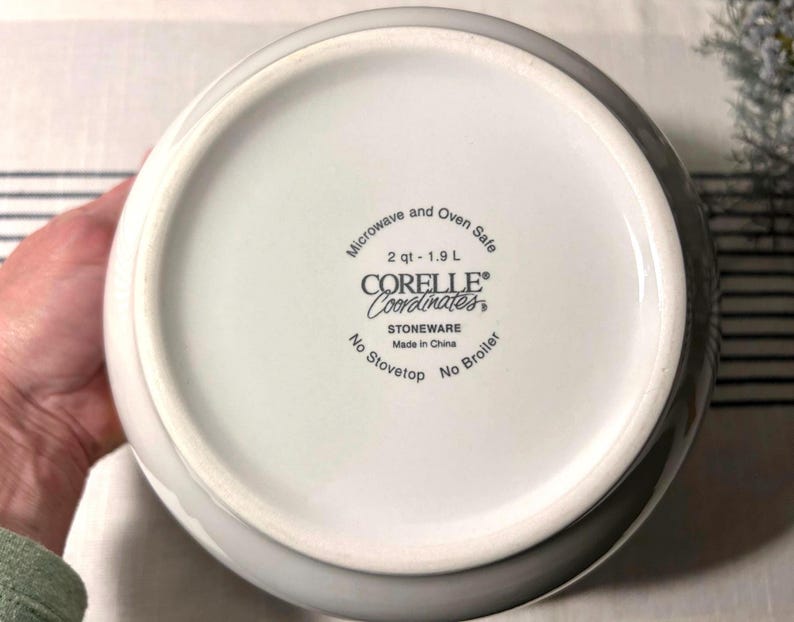 Corelle Stoneware Mixing Bowls: Casa Flora, Callaway, 1 and 2 Quart - Etsy