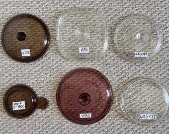 Pyrex Clear Square Lid A9C - Etsy