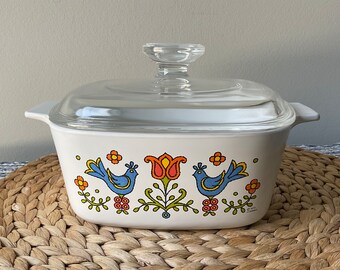Pyrex Blue Rooster - Etsy