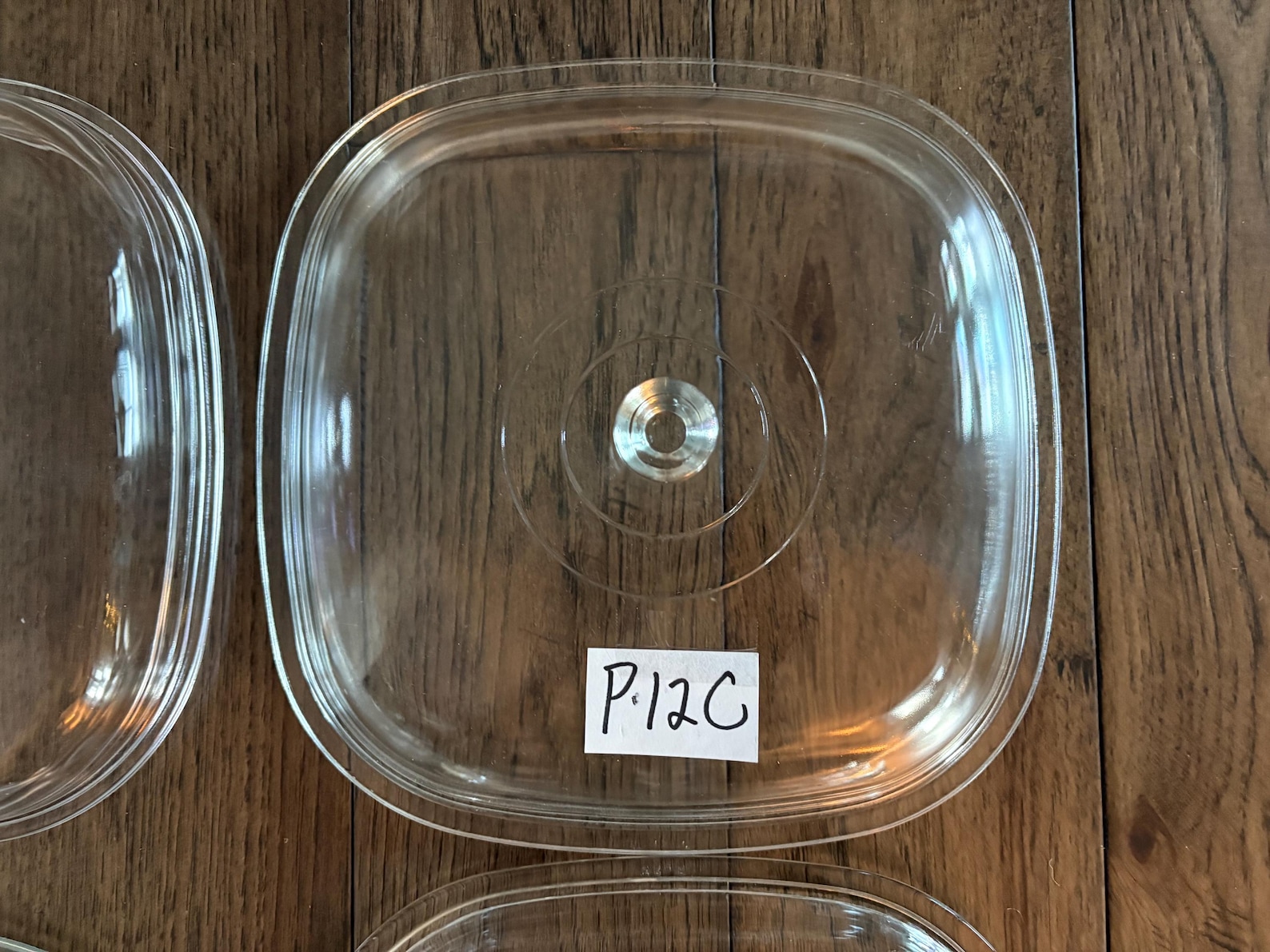 PYREX Glass Casserole Replacement Lid: Corning A12C, P10C, P12C, F12C ...