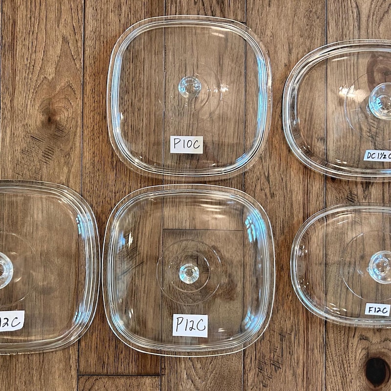 Vintage Pyrex Lids Square - Etsy