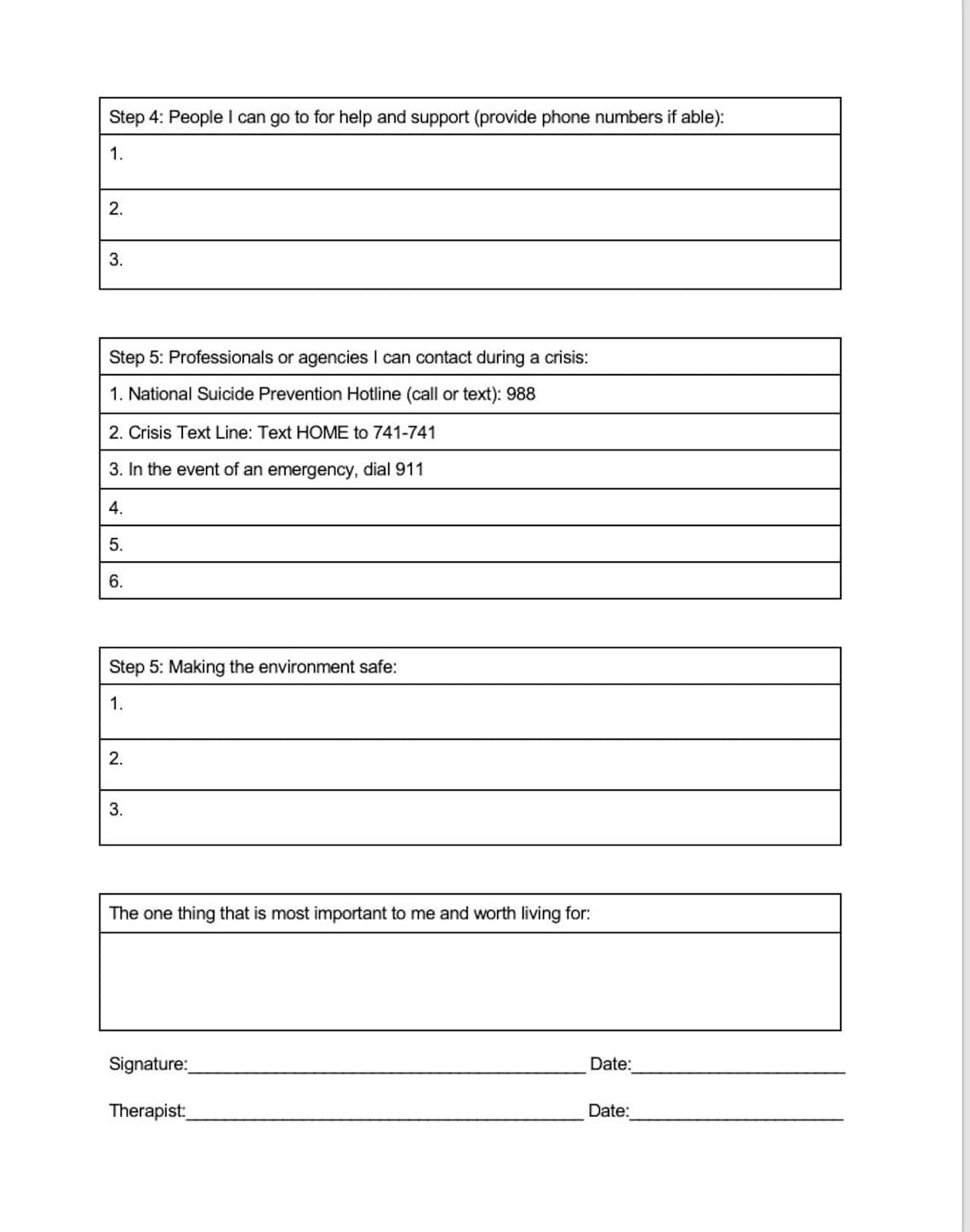 Client Safety Plan - Etsy