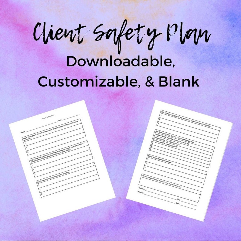 Client Safety Plan - Etsy