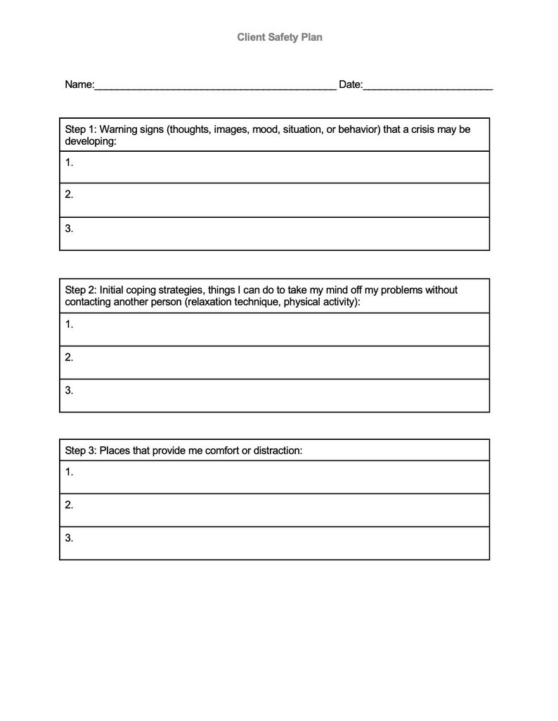 Client Safety Plan - Etsy