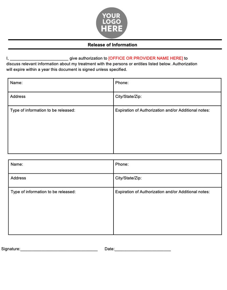 Client Intake Packet - Etsy