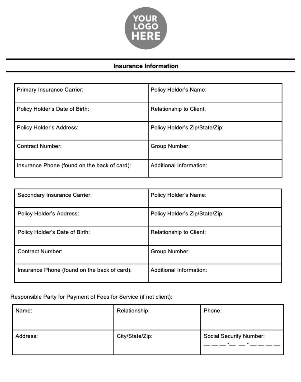 Client Intake Packet - Etsy