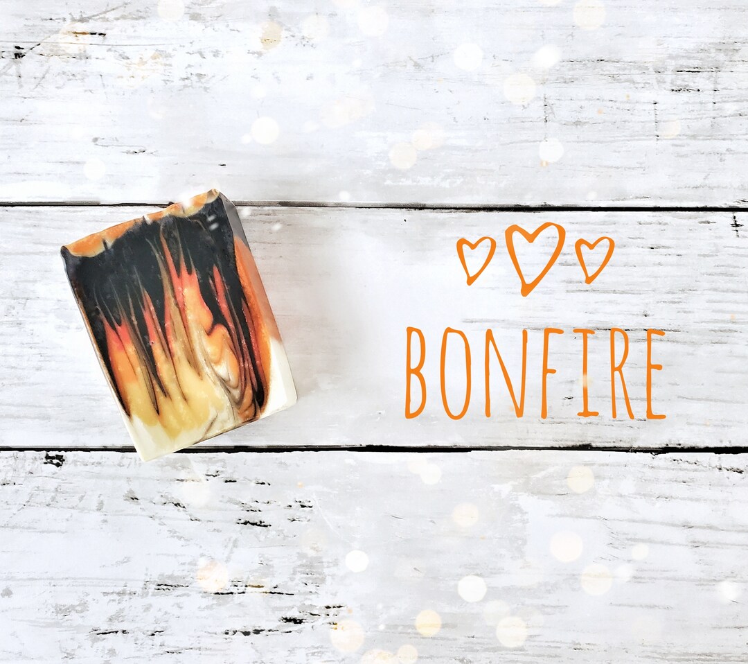 Bonfire Cold Process Soap | Artisan Fire Soap Bar | Palm Free Soap ...