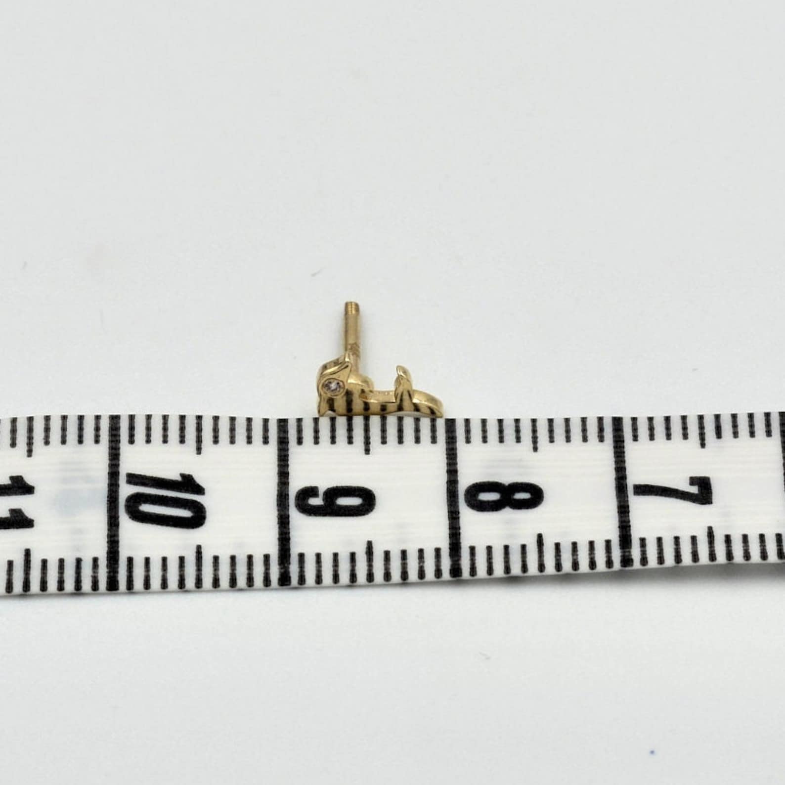 14K Solid Gold Dolphin Helix Piercing, Minimalist Animal Gold Tragus ...