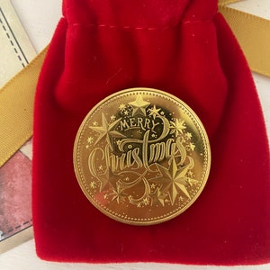 Christmas Eve Wishing Coin, Christmas Wish Coin, Santa or Father ...