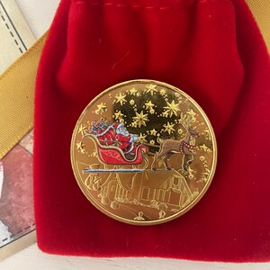 Christmas Eve Wishing Coin, Christmas Wish Coin, Santa or Father ...