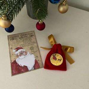 Christmas Eve Wishing Coin, Christmas Wish Coin, Santa or Father ...