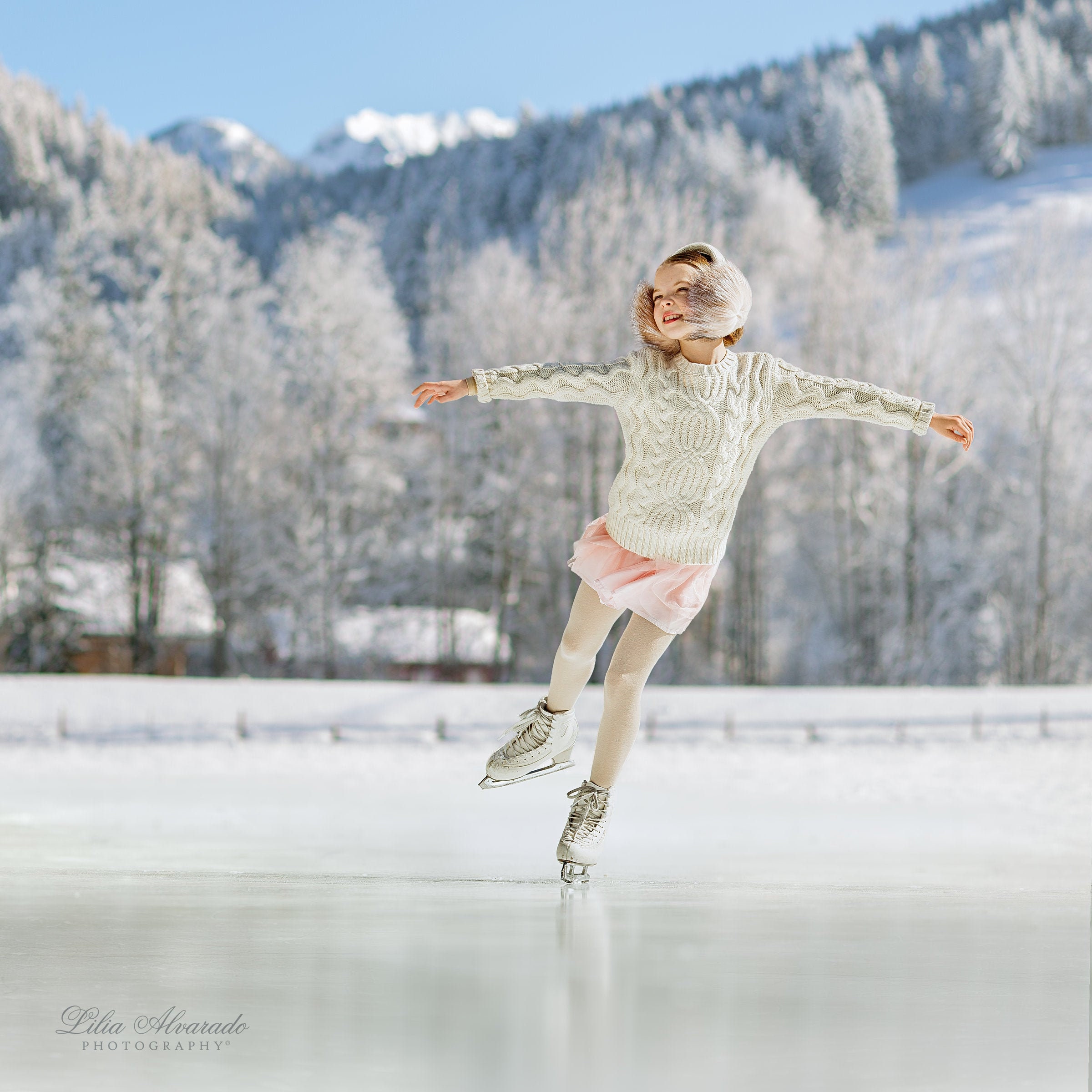 Ice Rink Background Photoshop