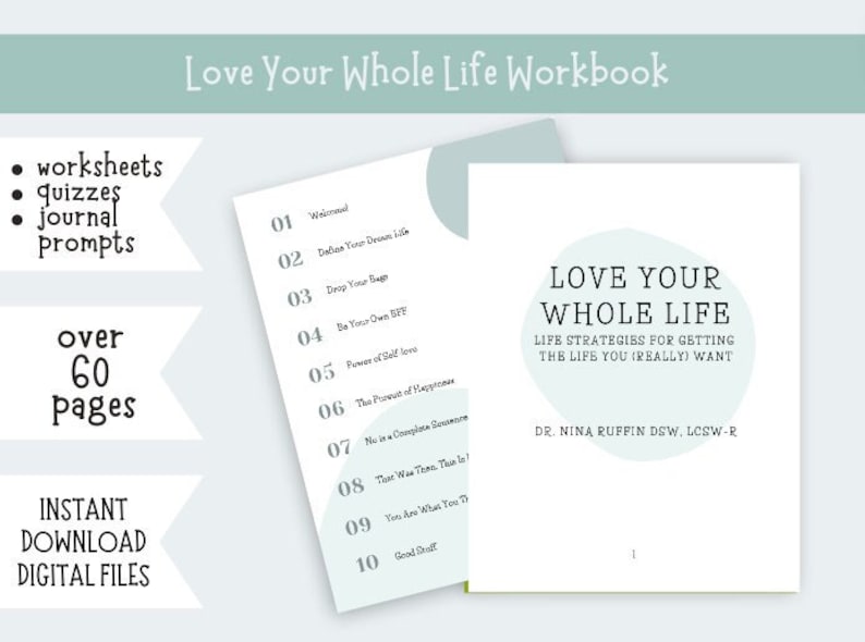 Printable Self-love Workbook - Etsy
