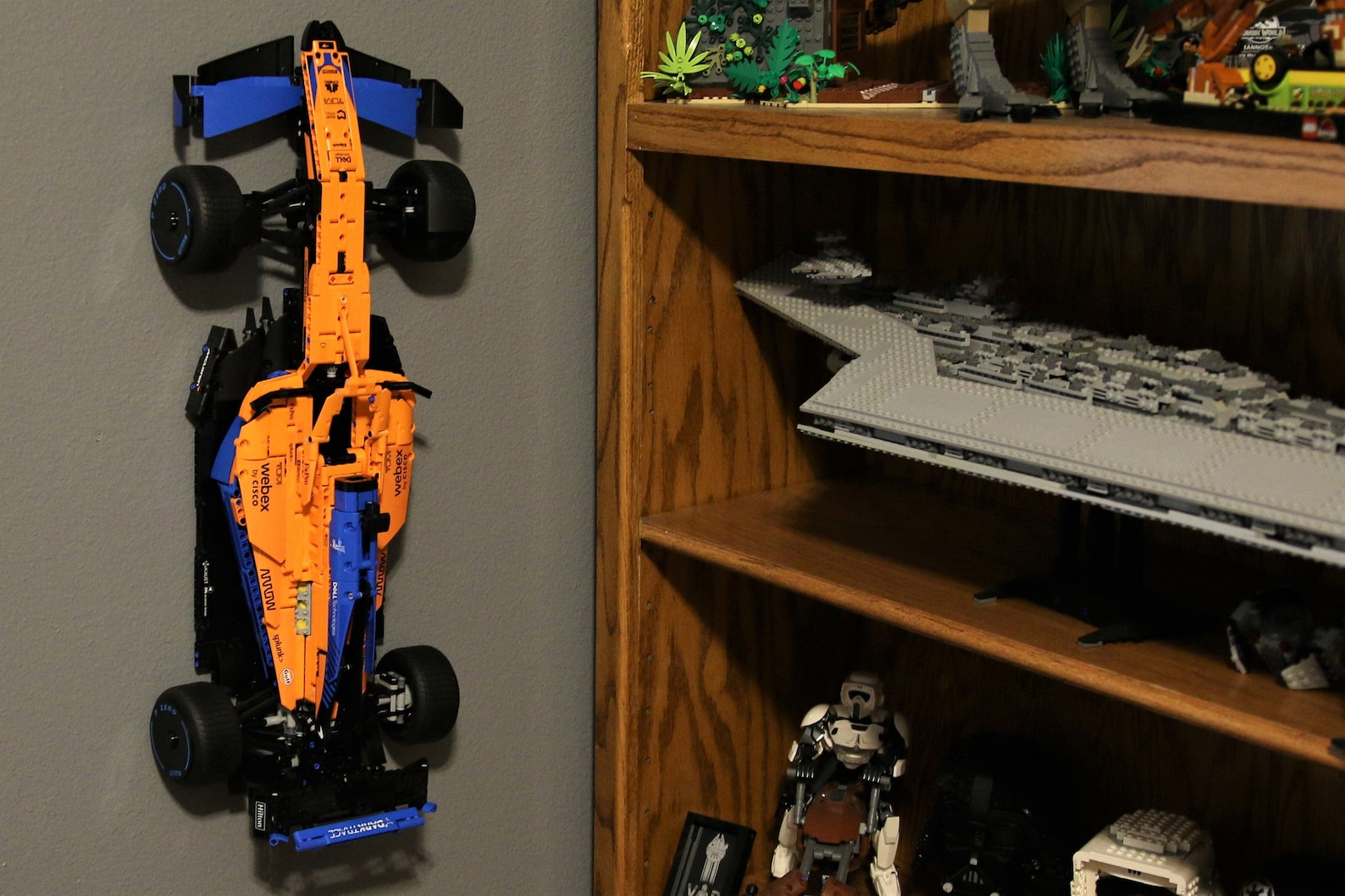 Ultimate Display Wall Mount for Lego Technic Car Porsche RSR, Bugatti ...