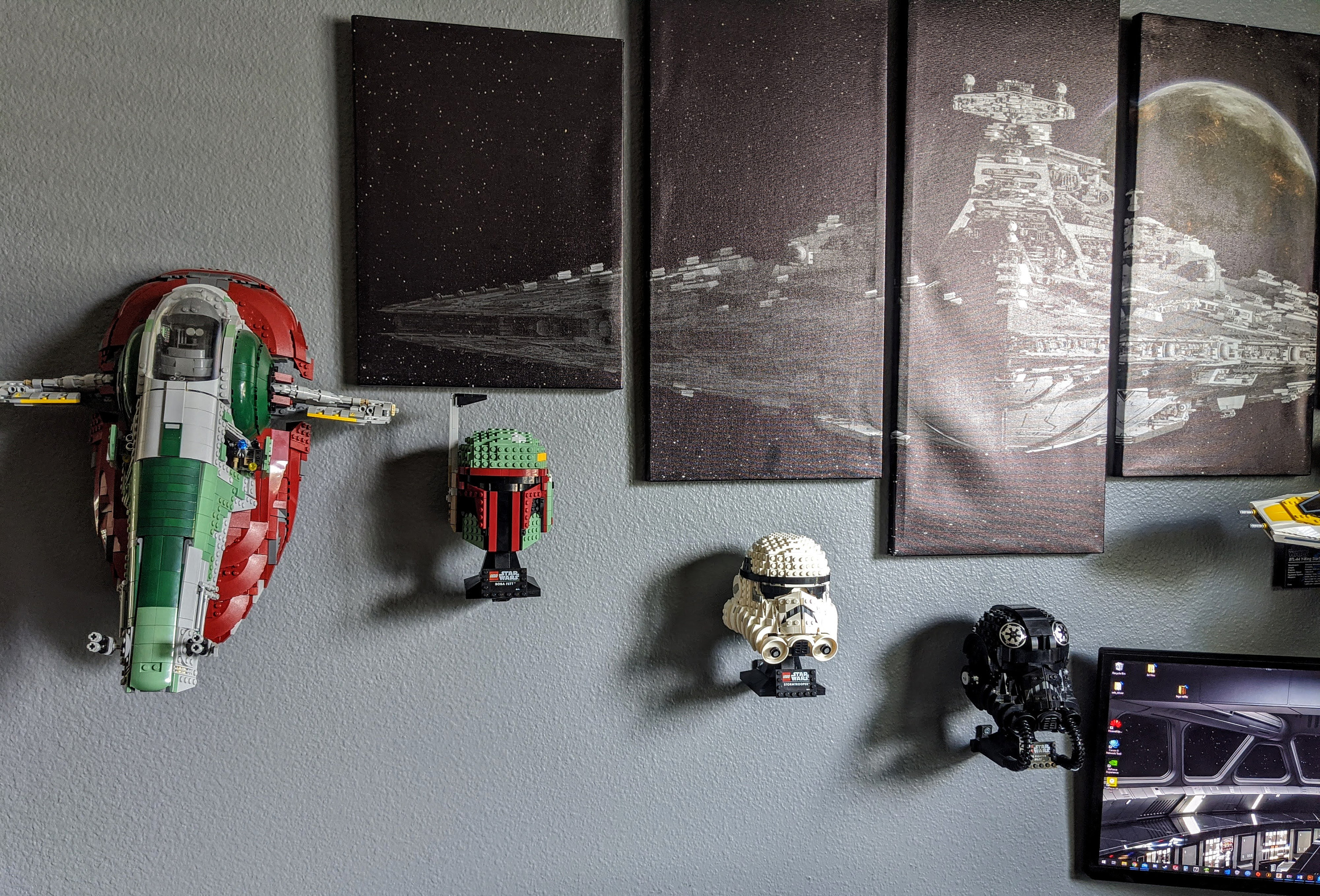 Ultimate Display Wall Mount Display for All Lego Helmets Boba - Etsy