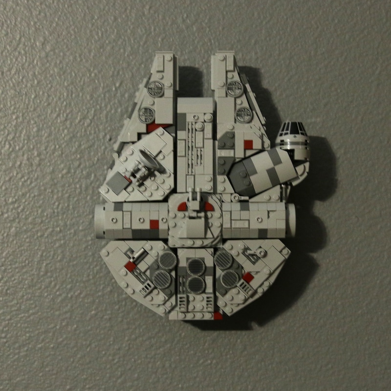 Ucs Millenium Falcon Wall Mount - Etsy