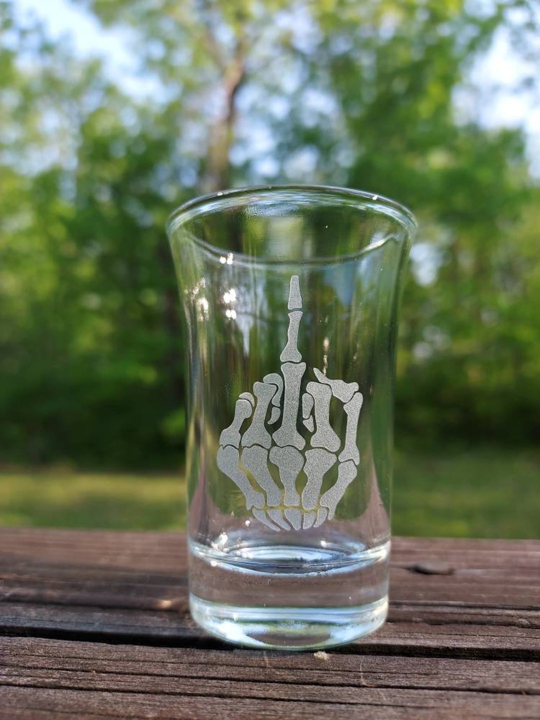 F off Middle Finger Custom Shot Glass Custom Engraved - Etsy