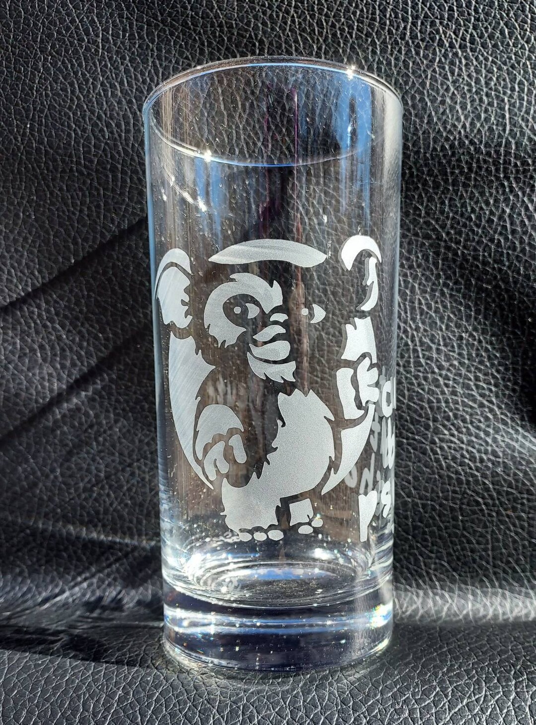 Gizmo Gremlins Etched Glass, Cute but Psycho Nostalgic Gift, Christmas ...