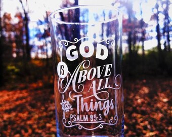 Etched Glass Bible Verse - Etsy