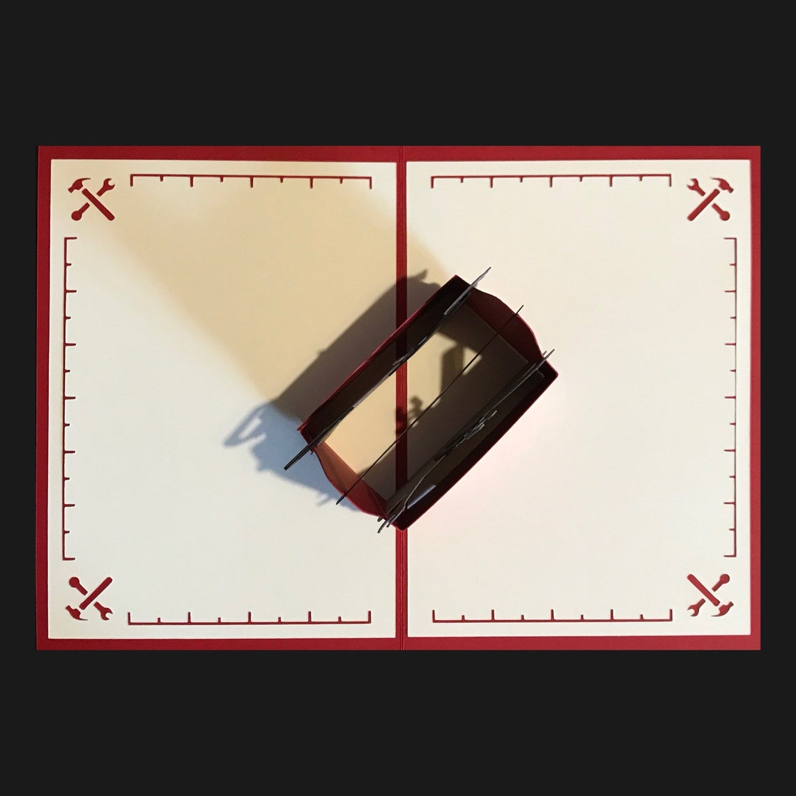 Pop up Toolbox Card/ Personalised Tool Box Birthday Card/ Pop - Etsy