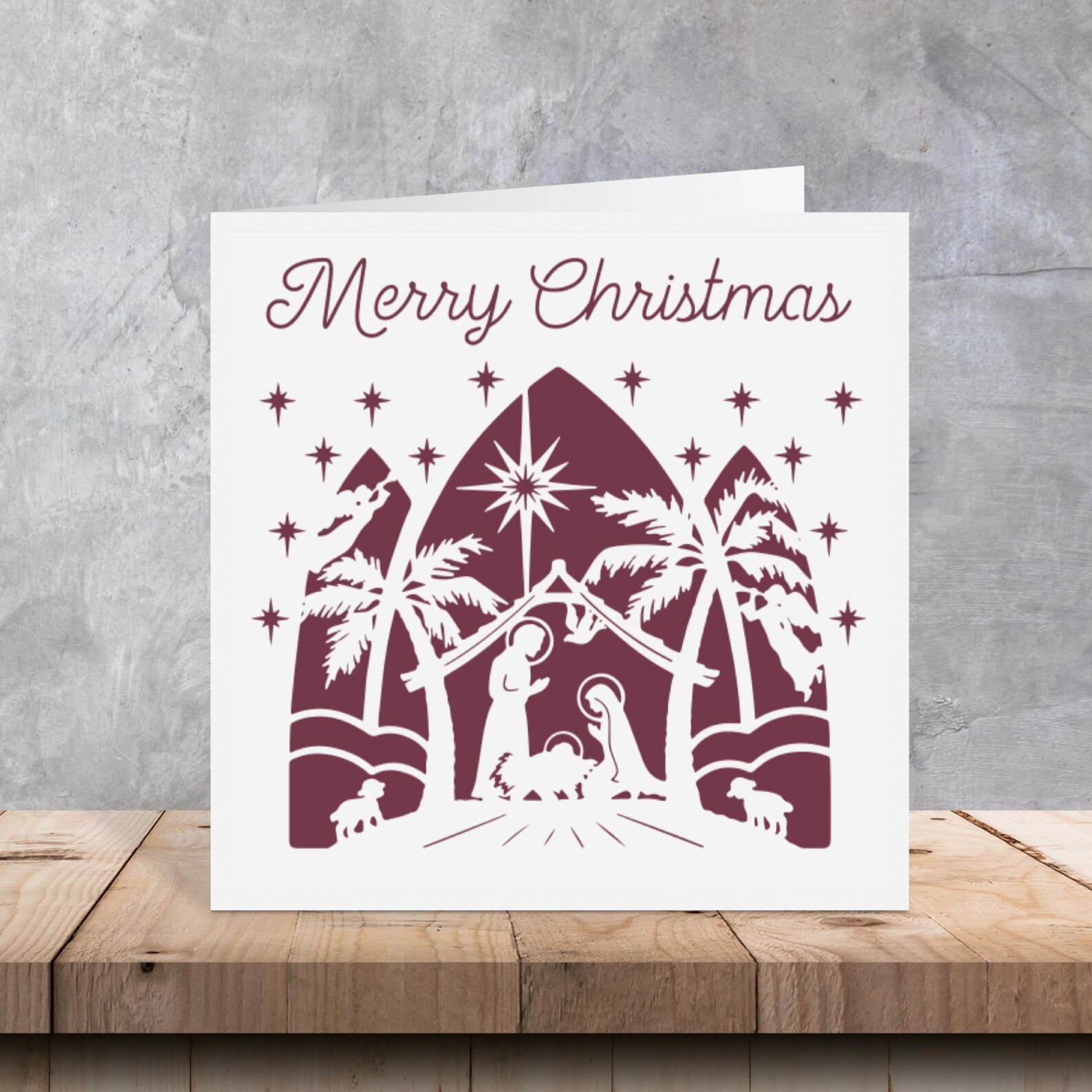 Handmade Nativity Scene Christmas Cards / Intricate Christmas Cards ...